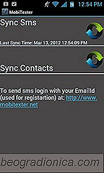 MobiTexter: Envoyer et afficher des messages texte dans le navigateur Web de bureau [Android ...